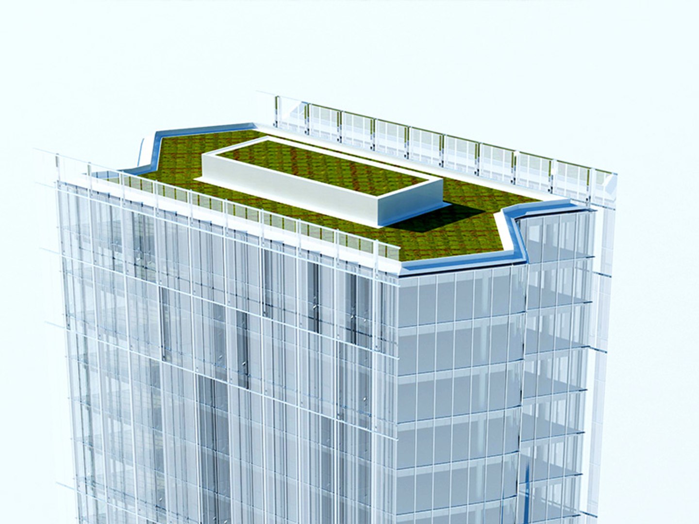 Contemporary Skyscraper Building 3d Model