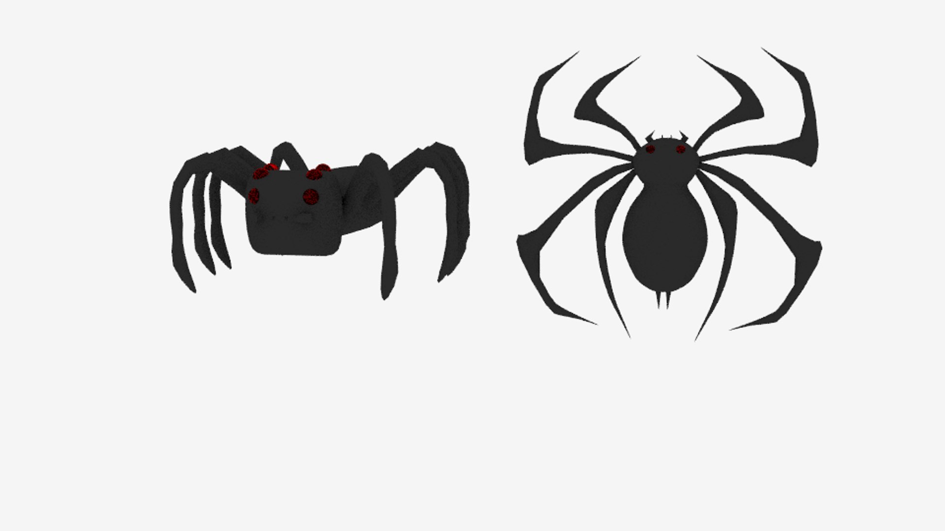 3D Model Spider Logo Emblem - TurboSquid 1317172