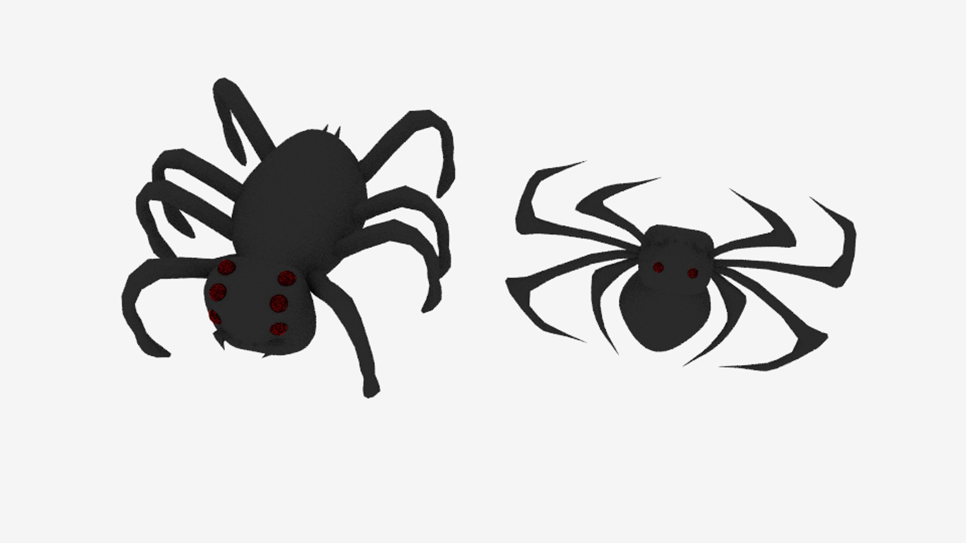3D Model Spider Logo Emblem - TurboSquid 1317172