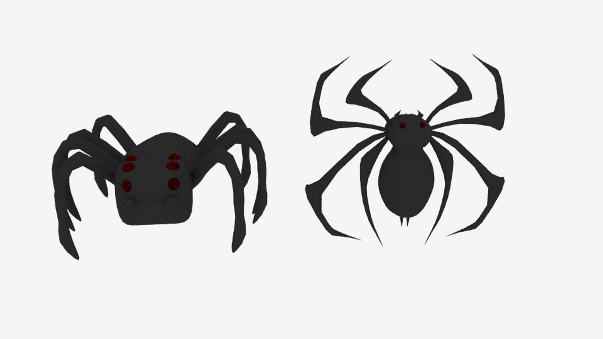 3D Model Spider Logo Emblem - TurboSquid 1317172