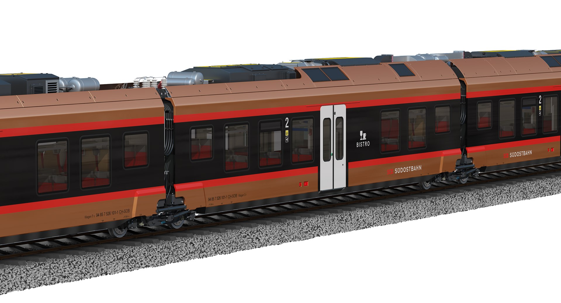 Stadler SOB Traverso 3D - TurboSquid 2201332