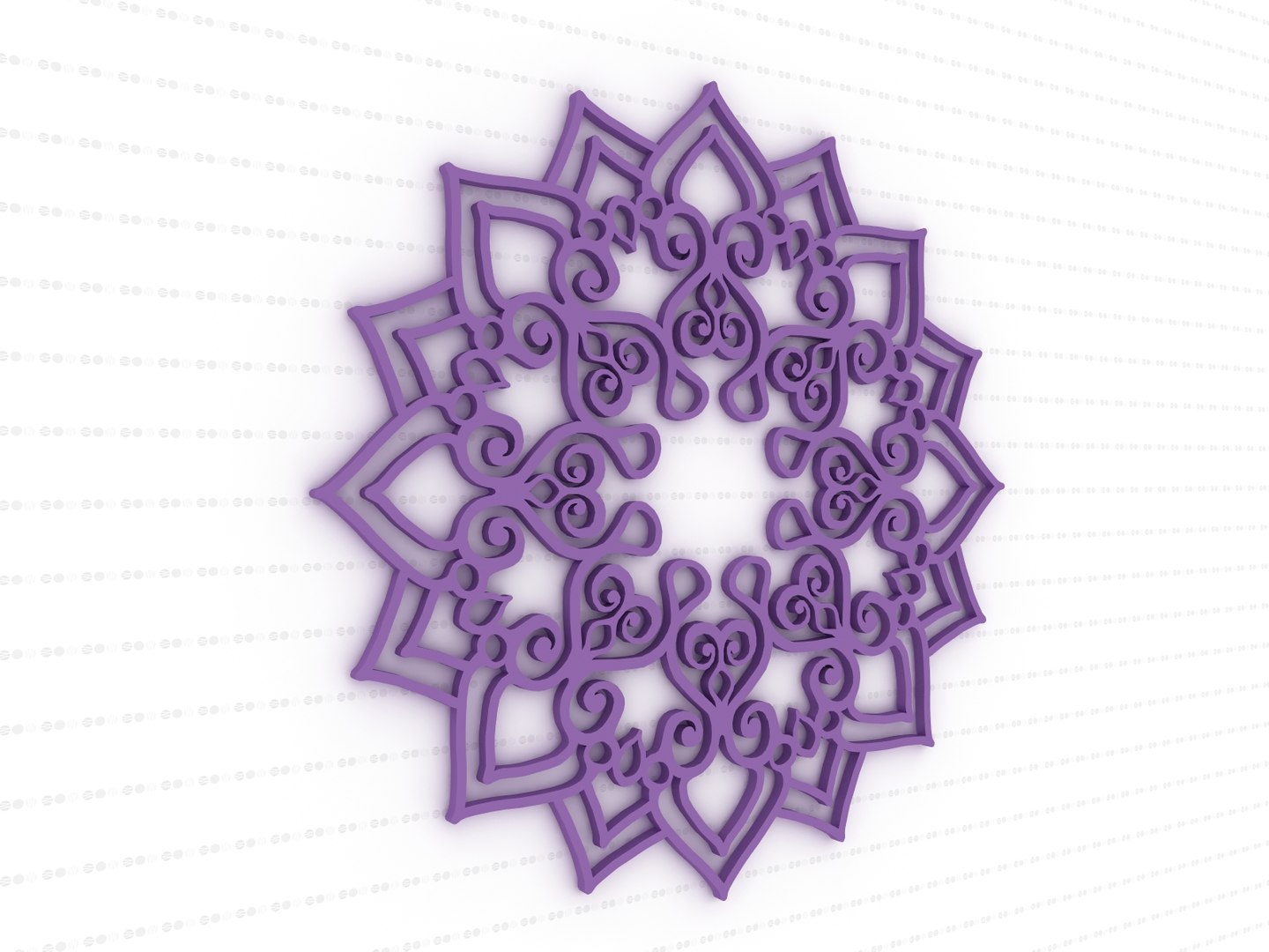 Mandala Cnc Model - TurboSquid 1455110