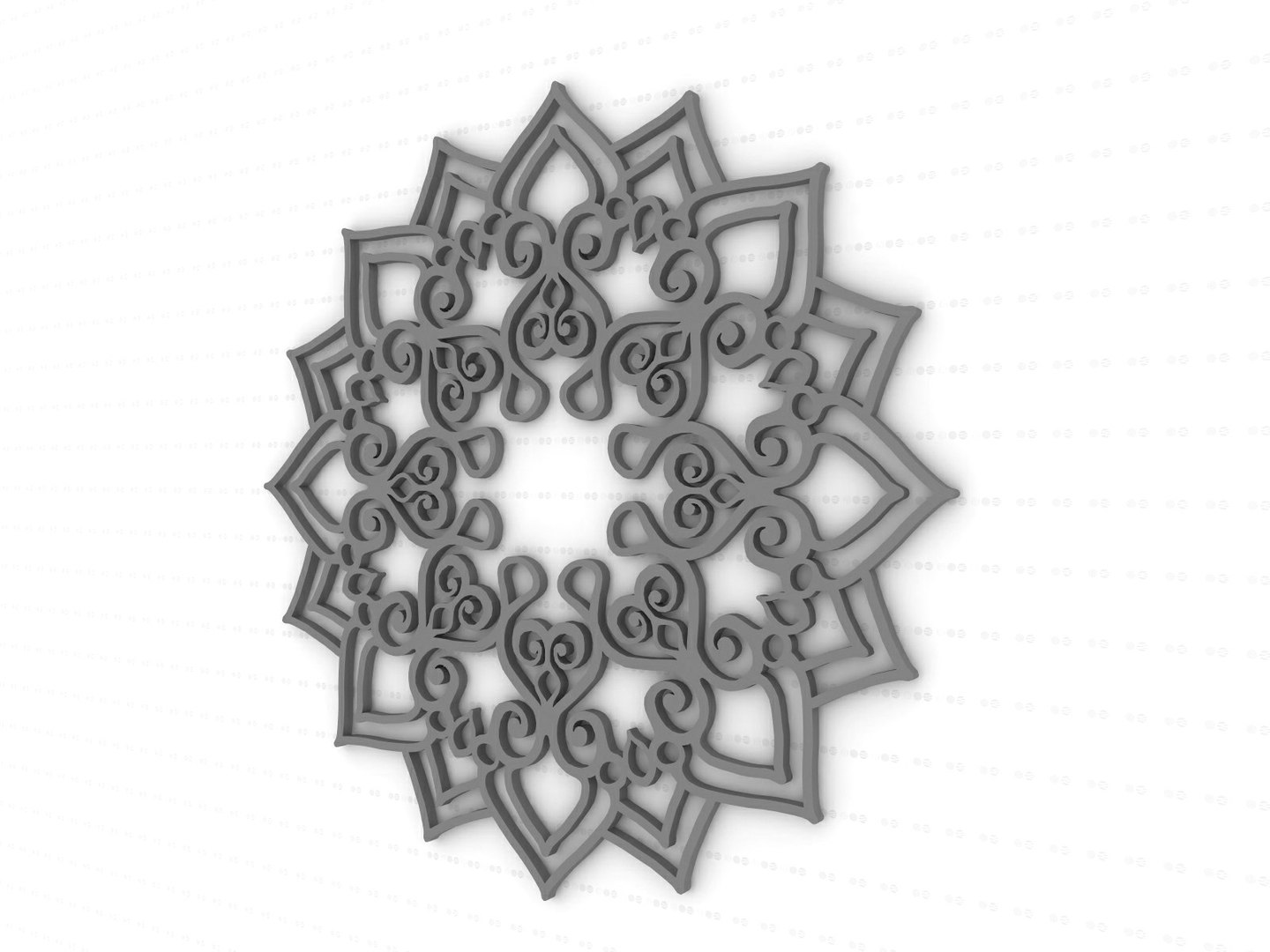 Mandala Cnc Model - TurboSquid 1455110