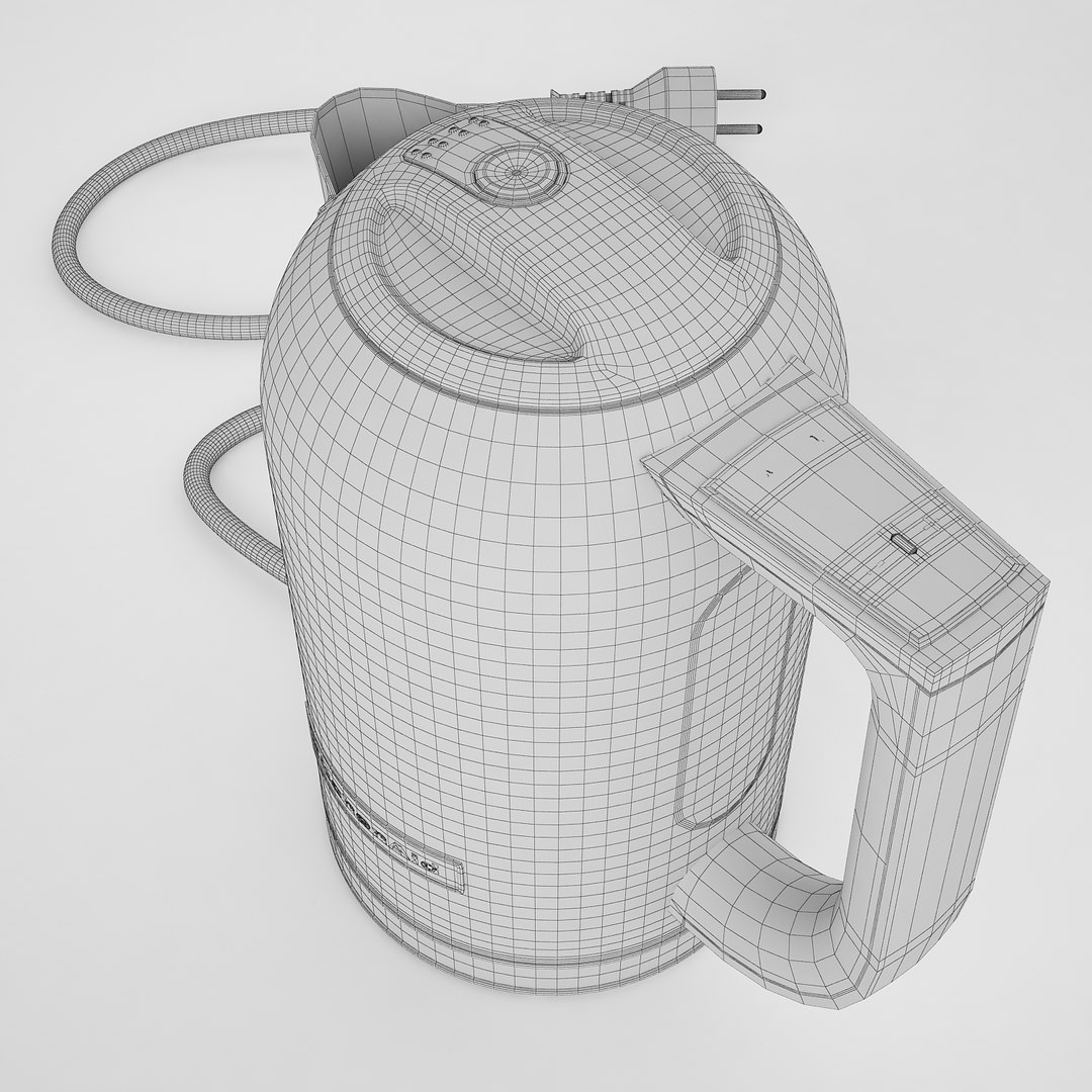 3d Max Electric Kettle Kitchen