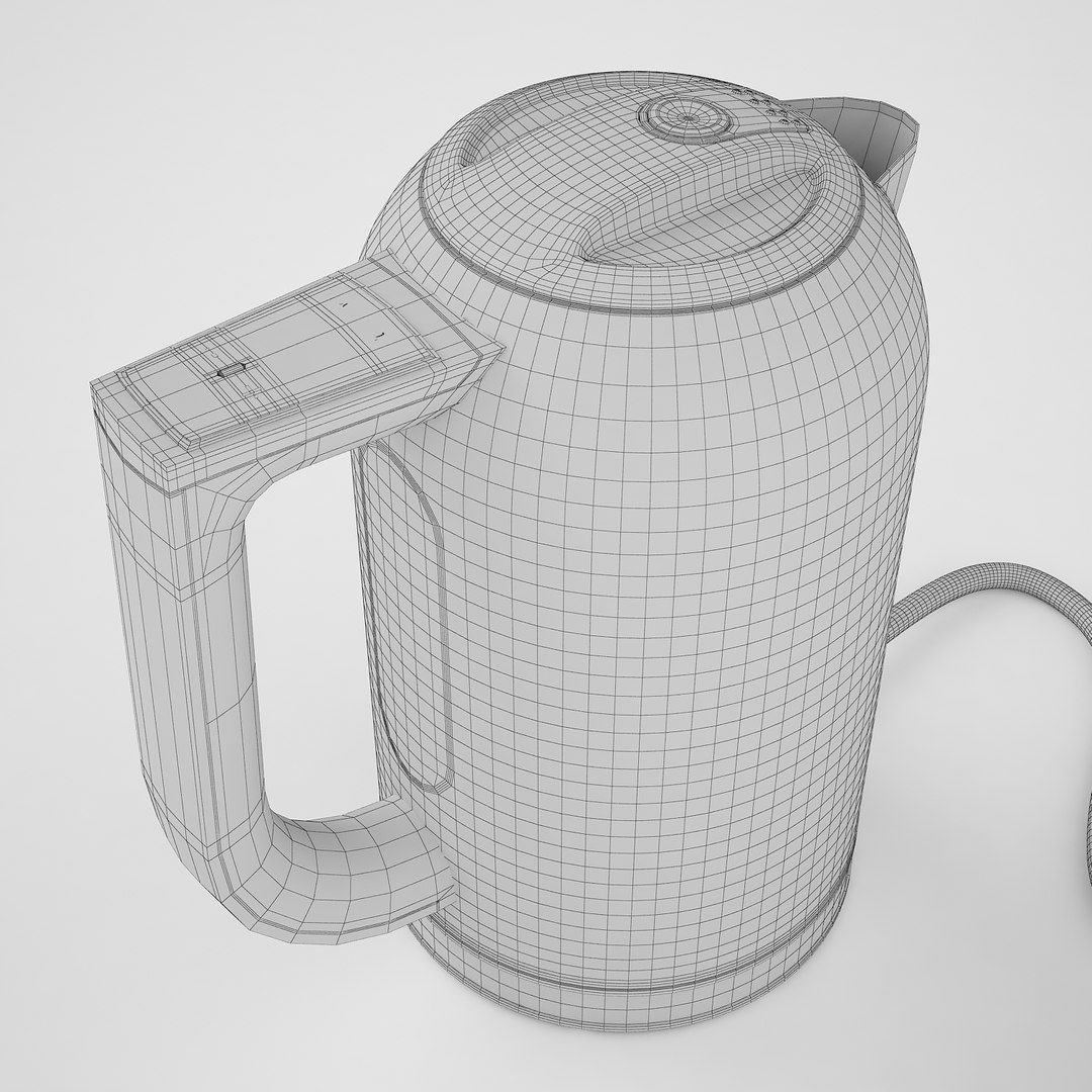 3d Max Electric Kettle Kitchen