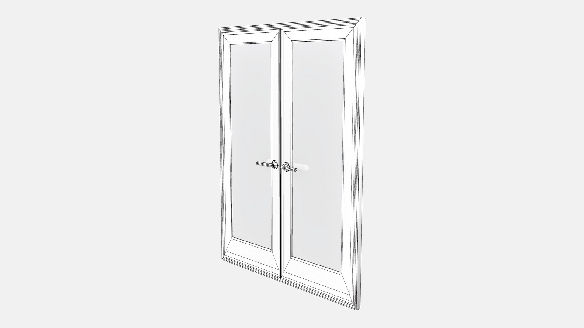 3D Double Door V4 Model - TurboSquid 1819105