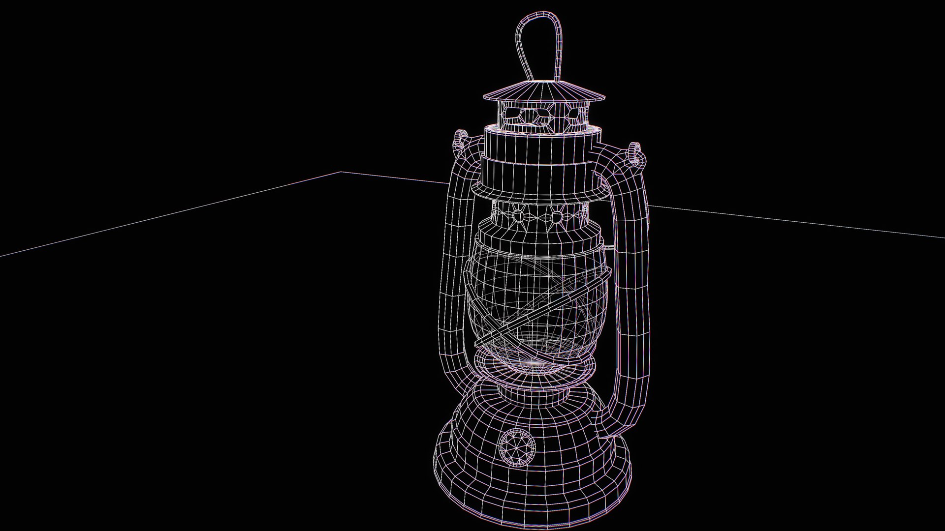 3D Oil Lantern - TurboSquid 2127497
