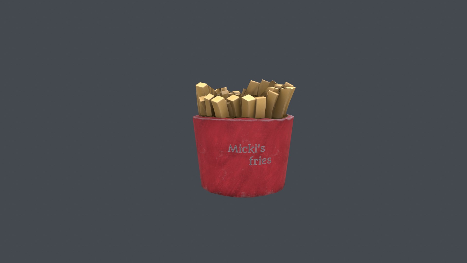 French Fries 3D Model - TurboSquid 2366459