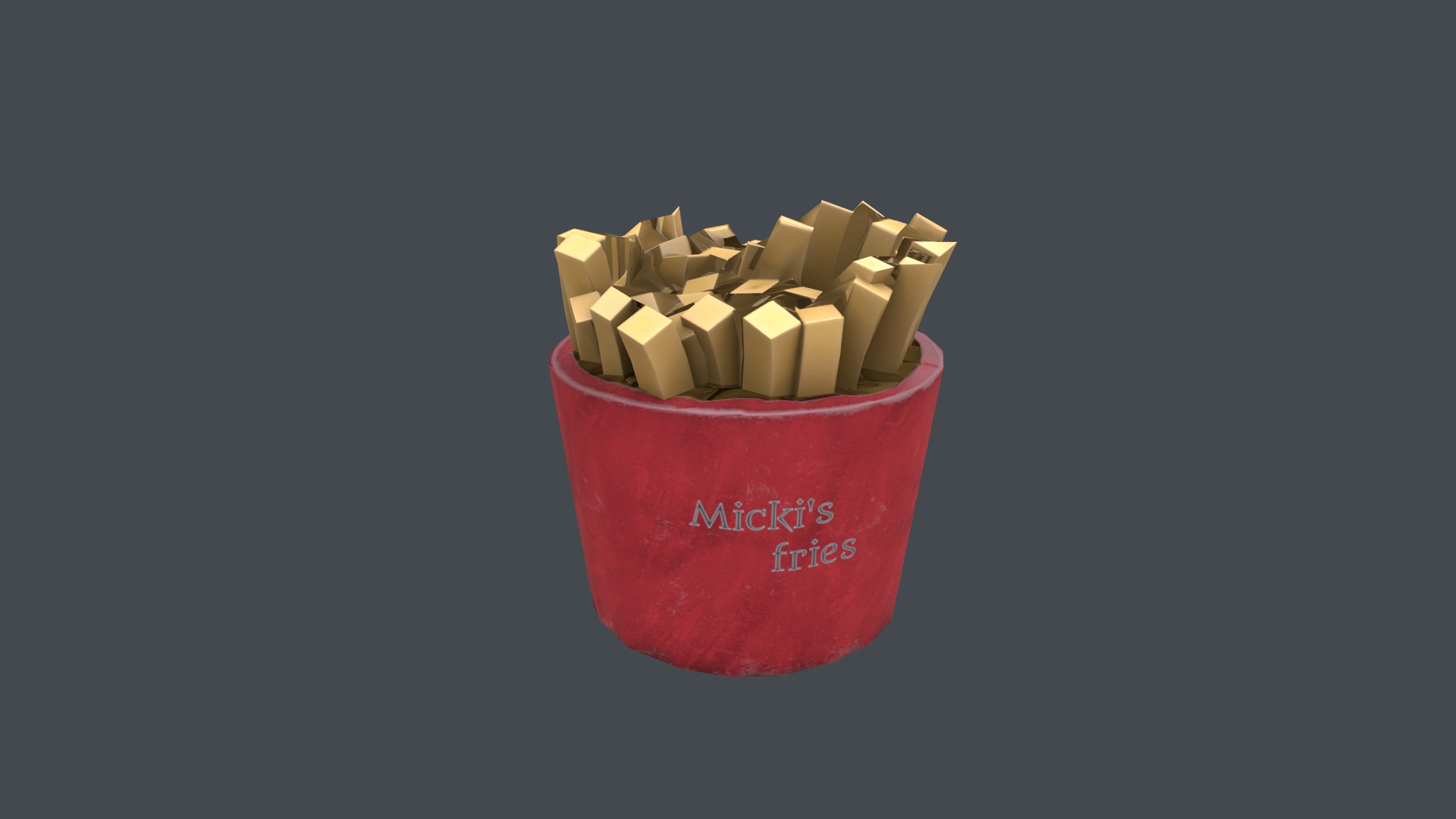 French Fries 3D Model - TurboSquid 2366459
