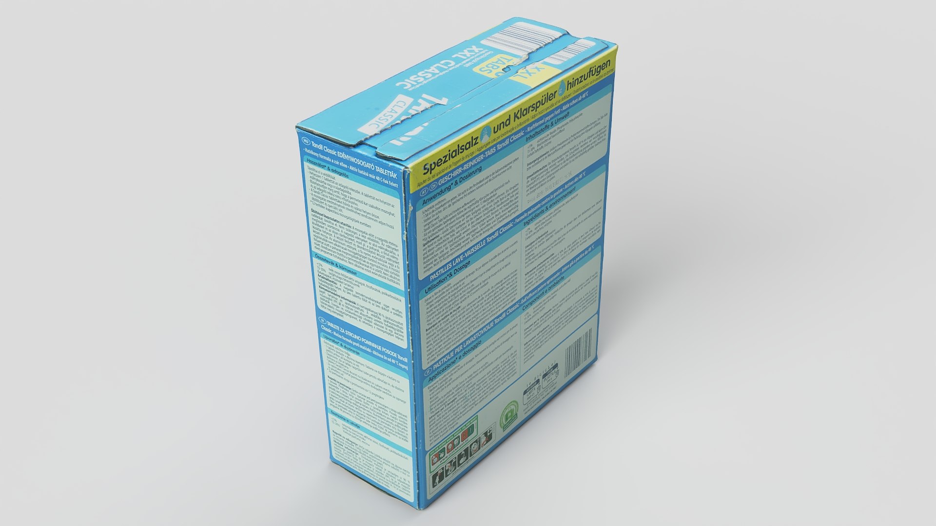 3D Packaging 60 Dishwasher Tabs Model - TurboSquid 2079536