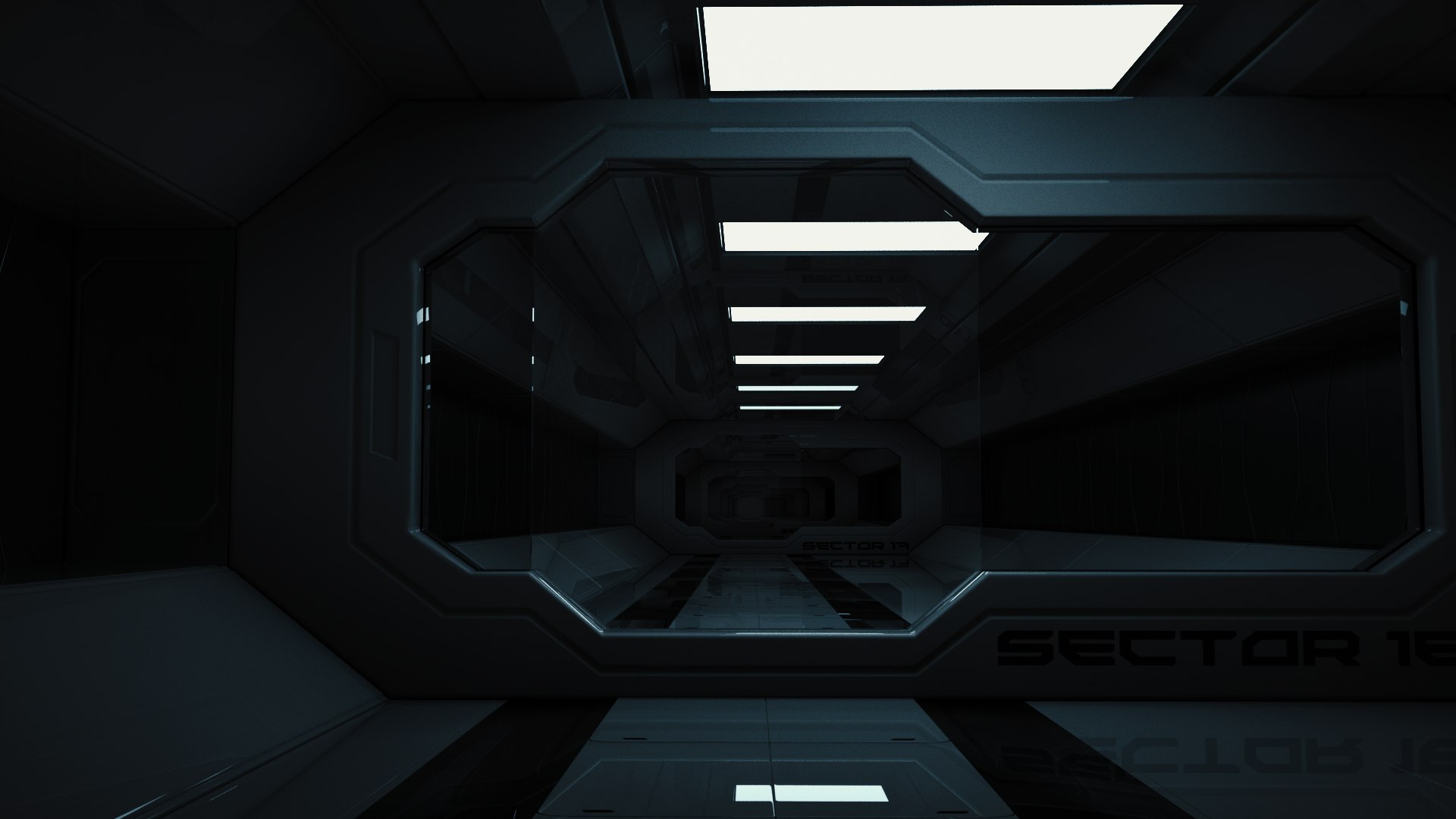 Sci Fi Coridor 3D Model - TurboSquid 1261906
