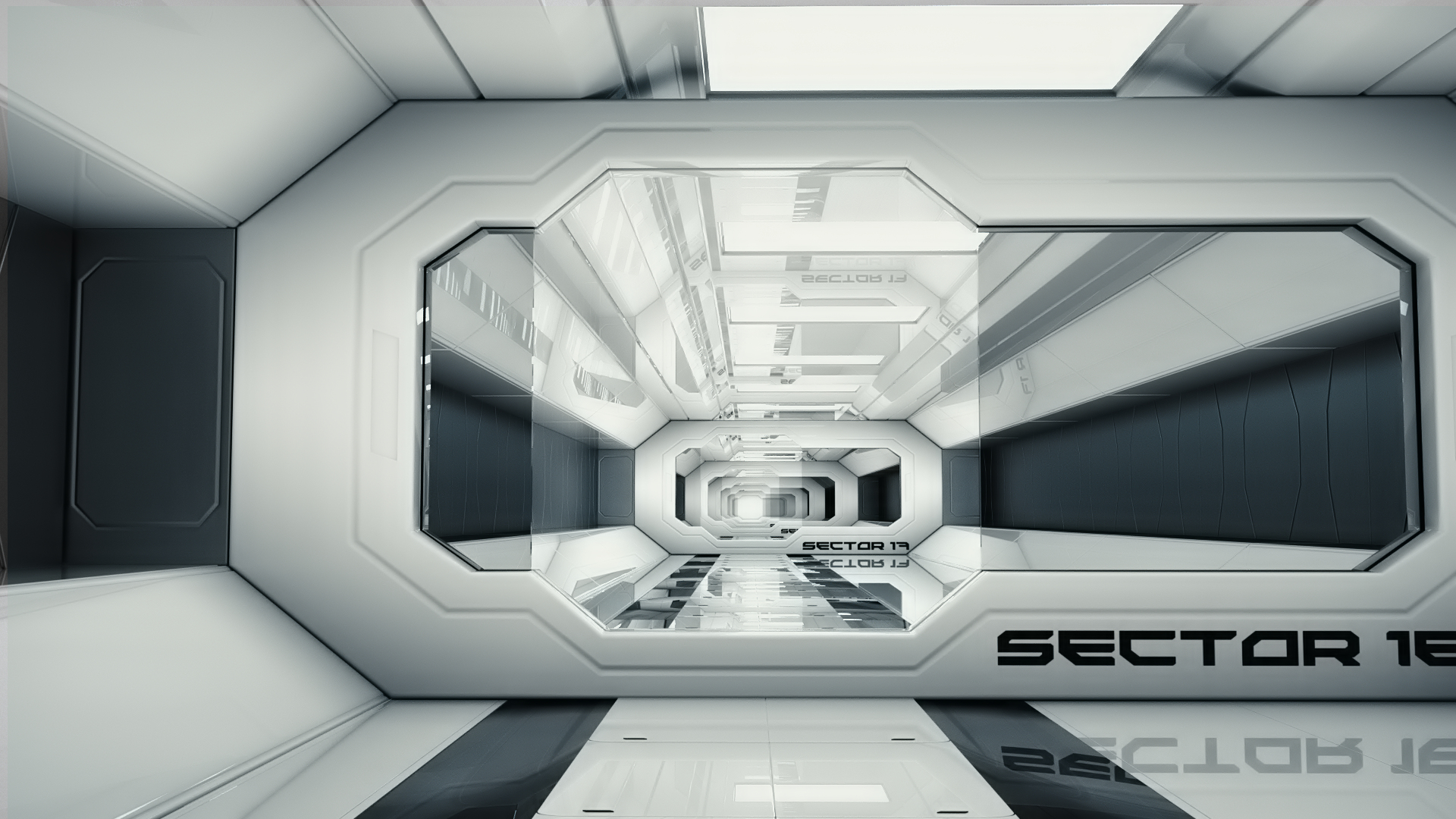 Sci fi coridor 3D model - TurboSquid 1261906