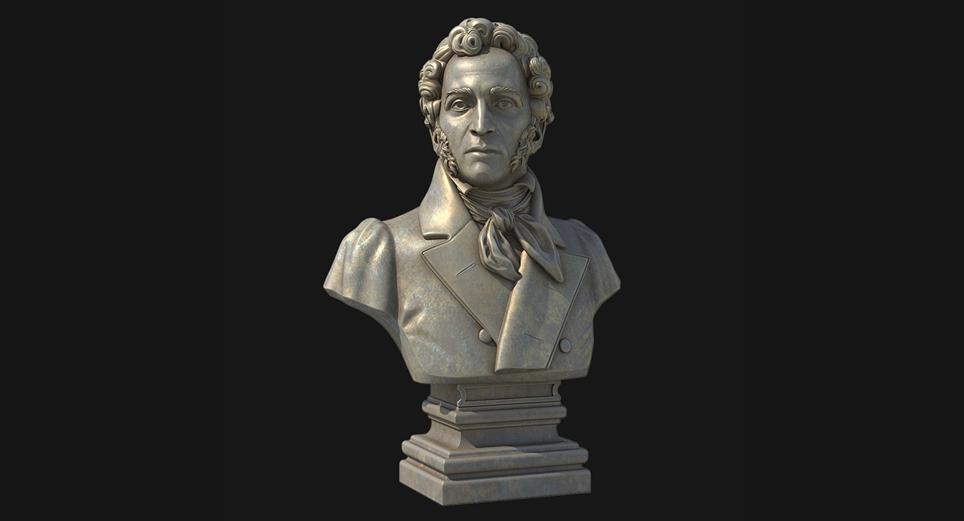 3D pushkin model https://p.turbosquid.com/ts-thumb/fB/wzw5sI/DsFzlGHg ...
