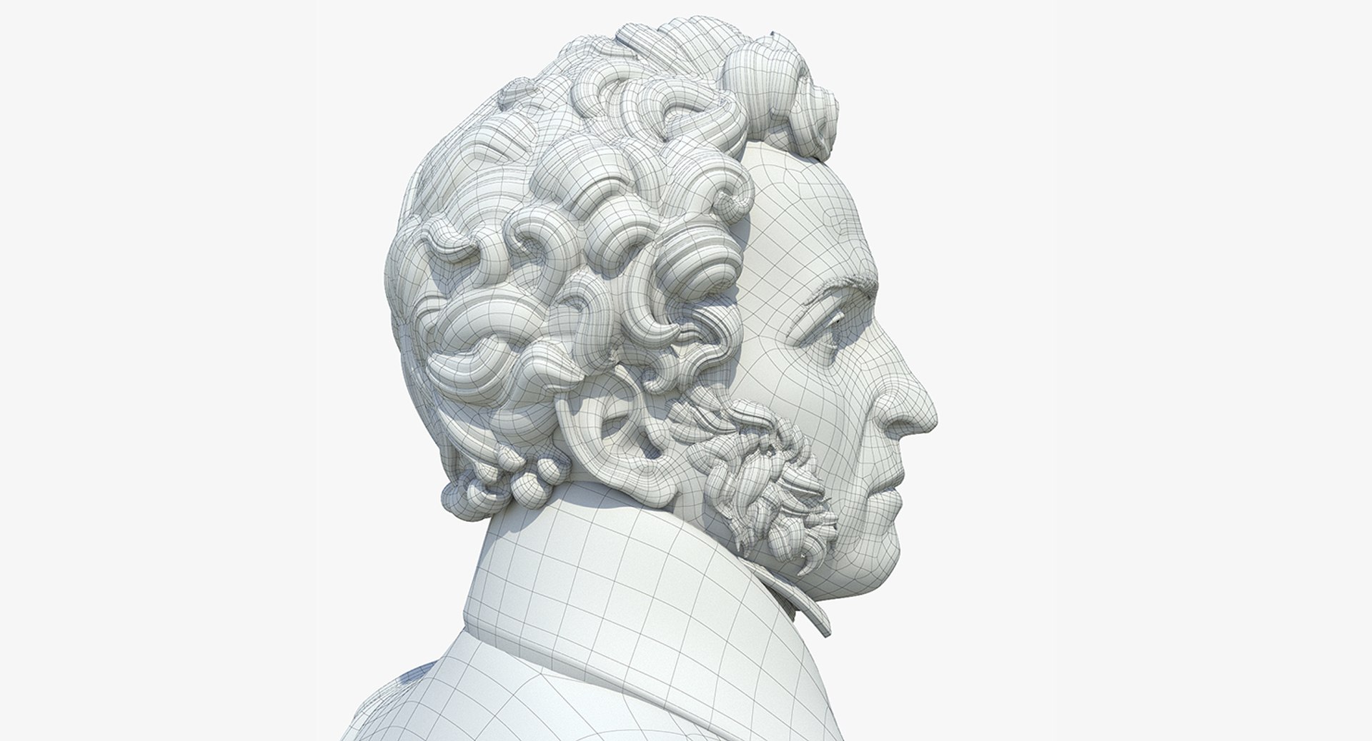 3D Pushkin Model - TurboSquid 1232589