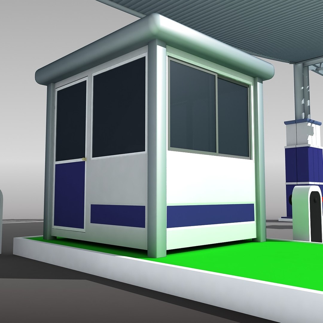 Industrial Gateway 3d Model