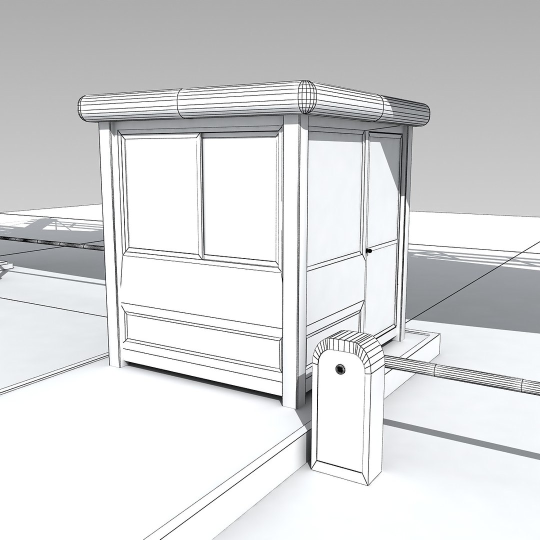 Industrial Gateway 3d Model