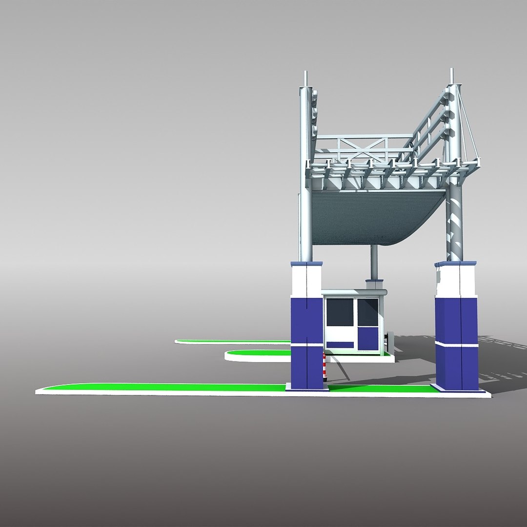Industrial Gateway 3d Model