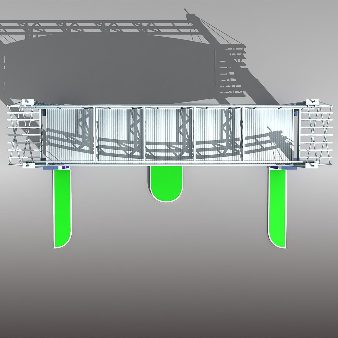 Industrial Gateway 3d Model