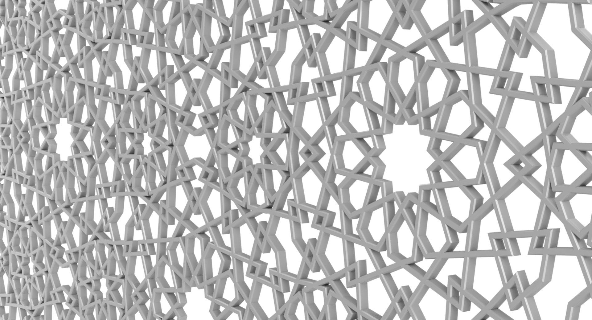 Arabic Decorative Pattern 3D Model - TurboSquid 1351096
