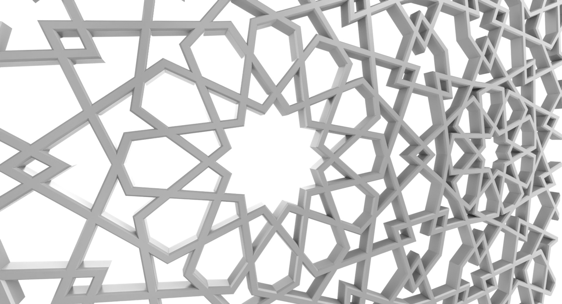 Arabic Decorative Pattern 3D Model - TurboSquid 1351096