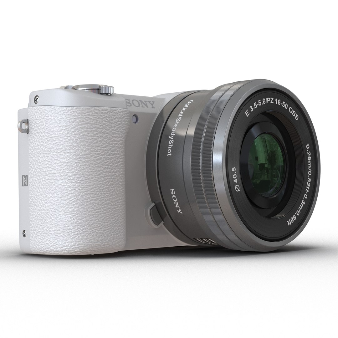 3d sony alpha 5100 white