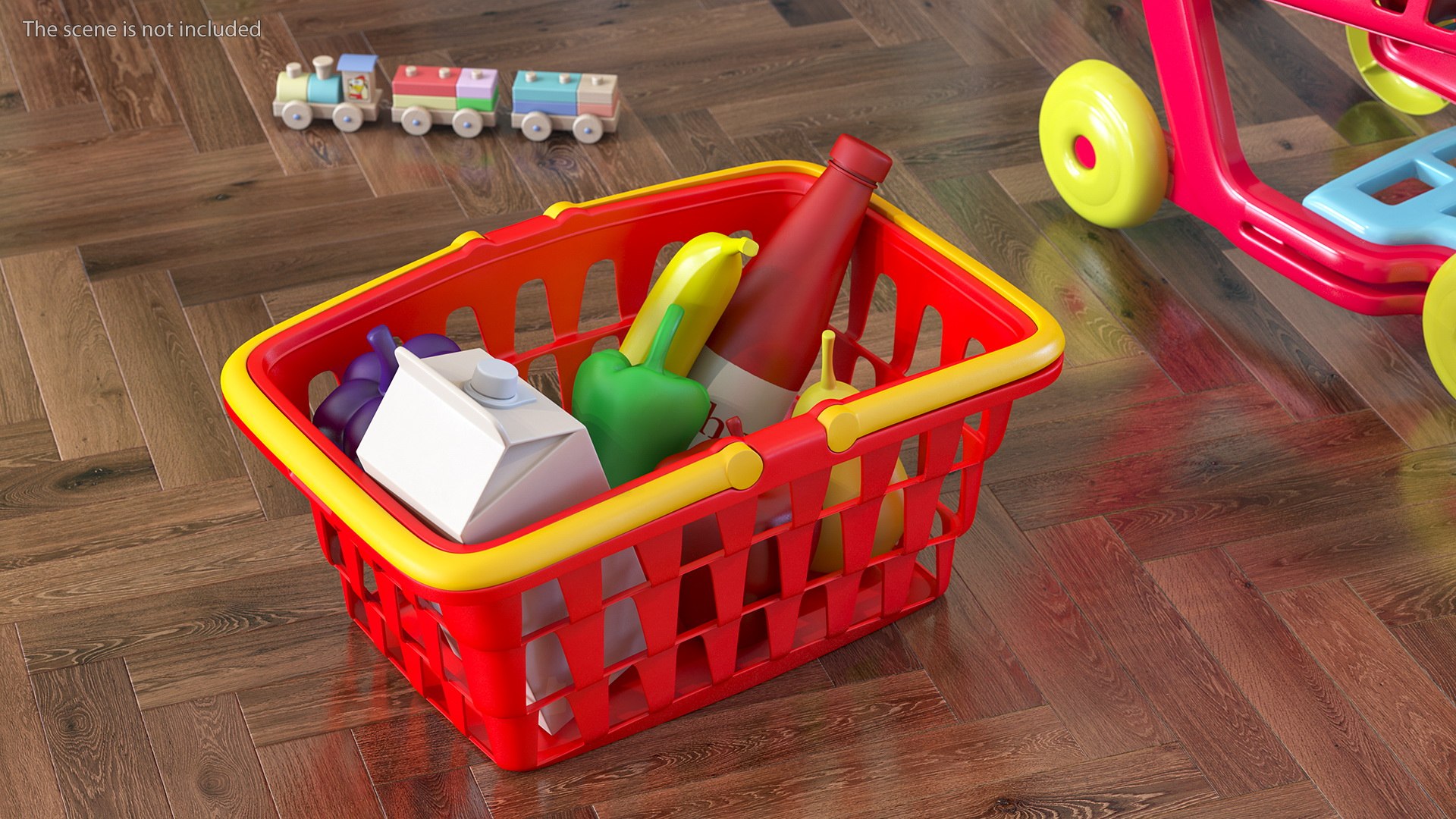 Children Toy Food Set 3D Model - TurboSquid 1632453