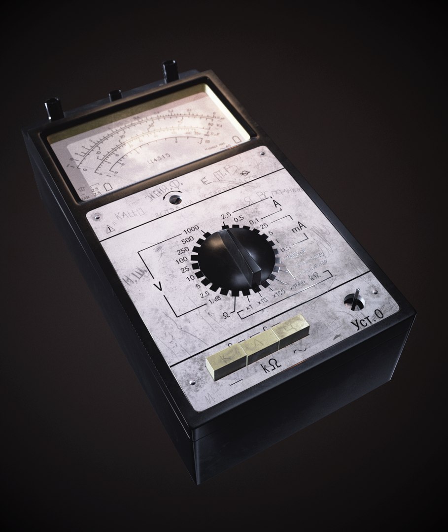 3D Old Multimeter - TurboSquid 1365964