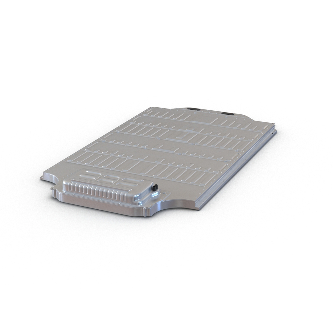 3d tesla s chassis modeled