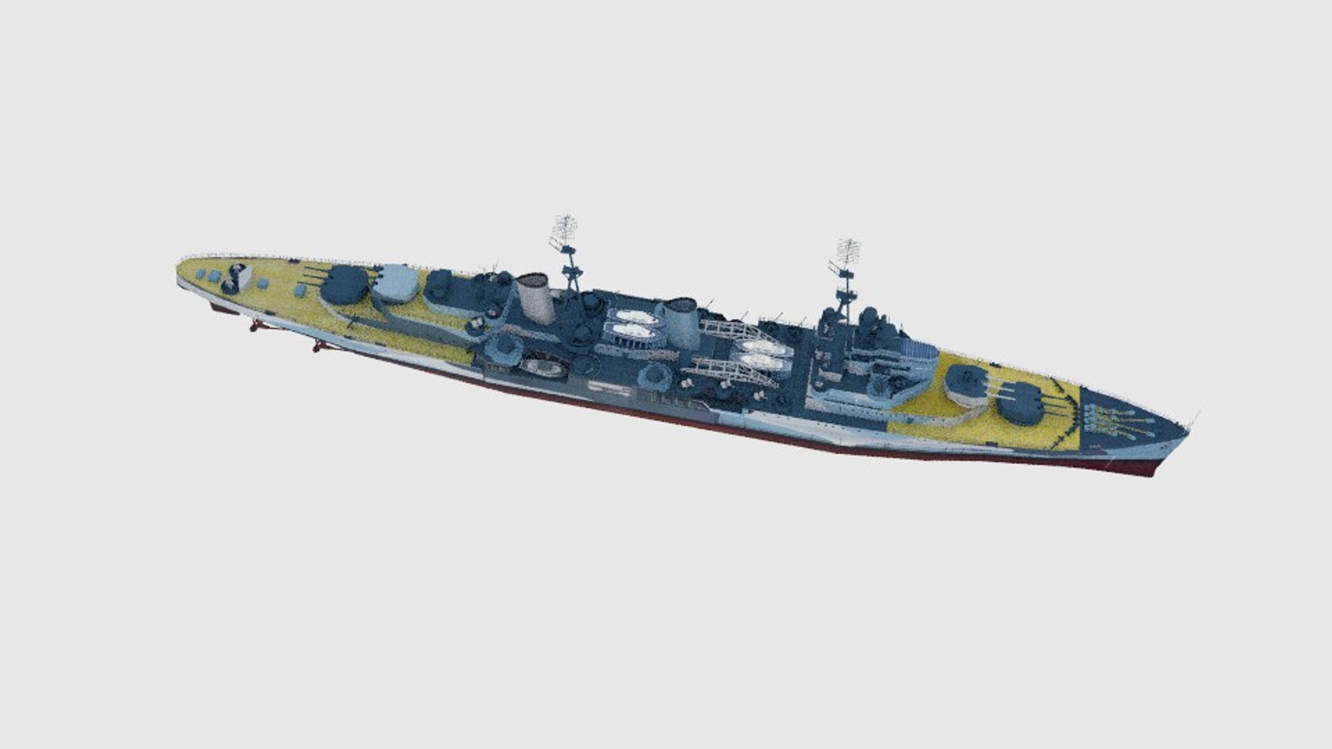 light cruiser battle ship 3ds