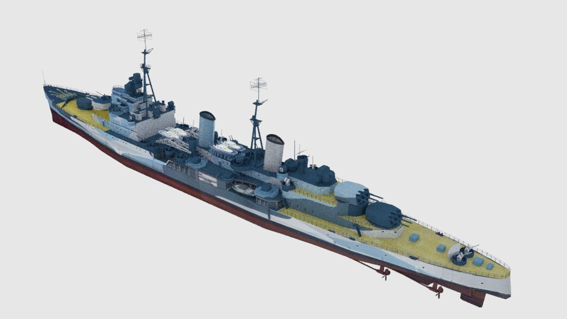 light cruiser battle ship 3ds