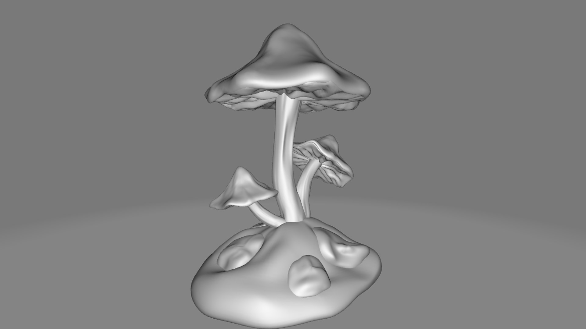 3D Mushroom Model - TurboSquid 2262290