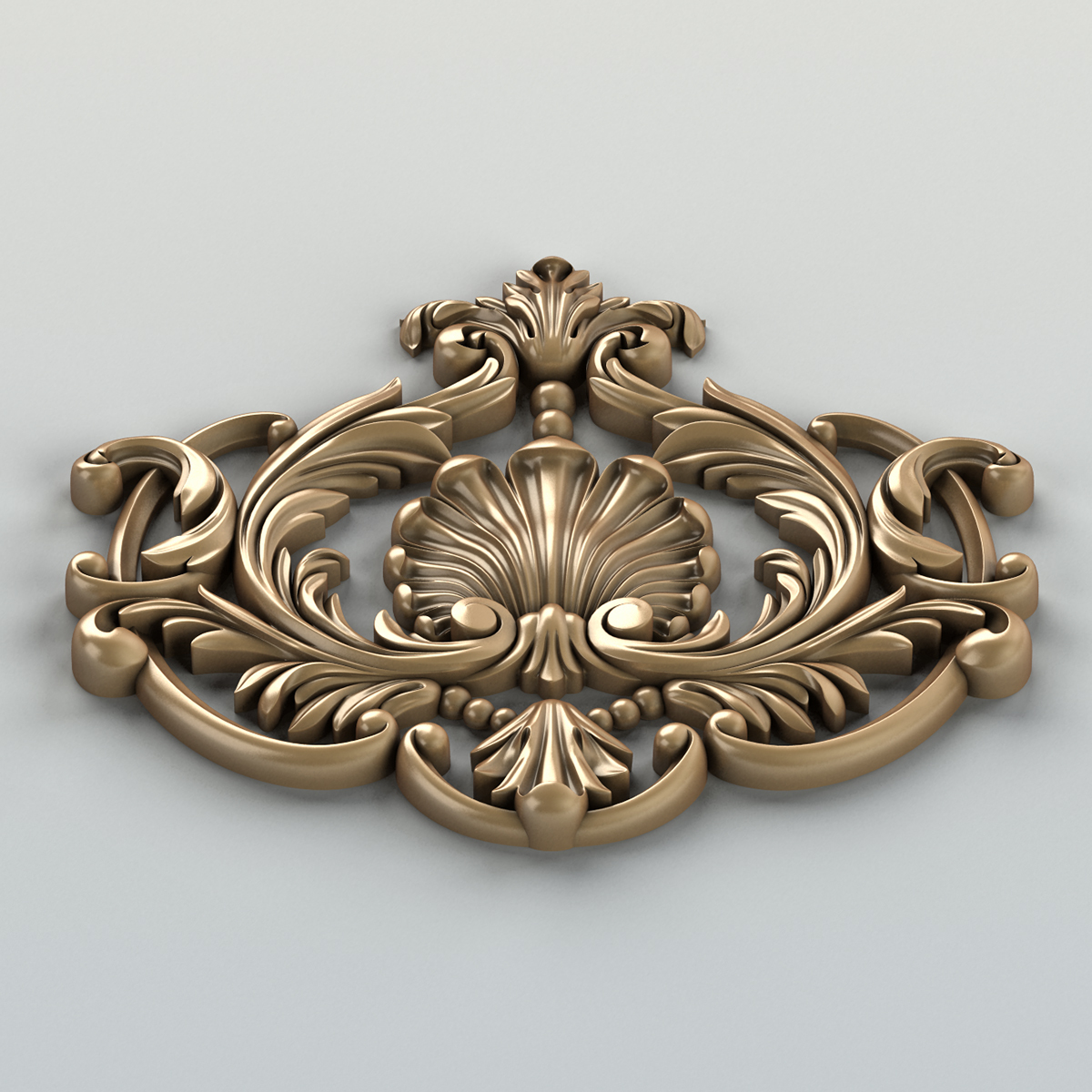 3d carved central decor model