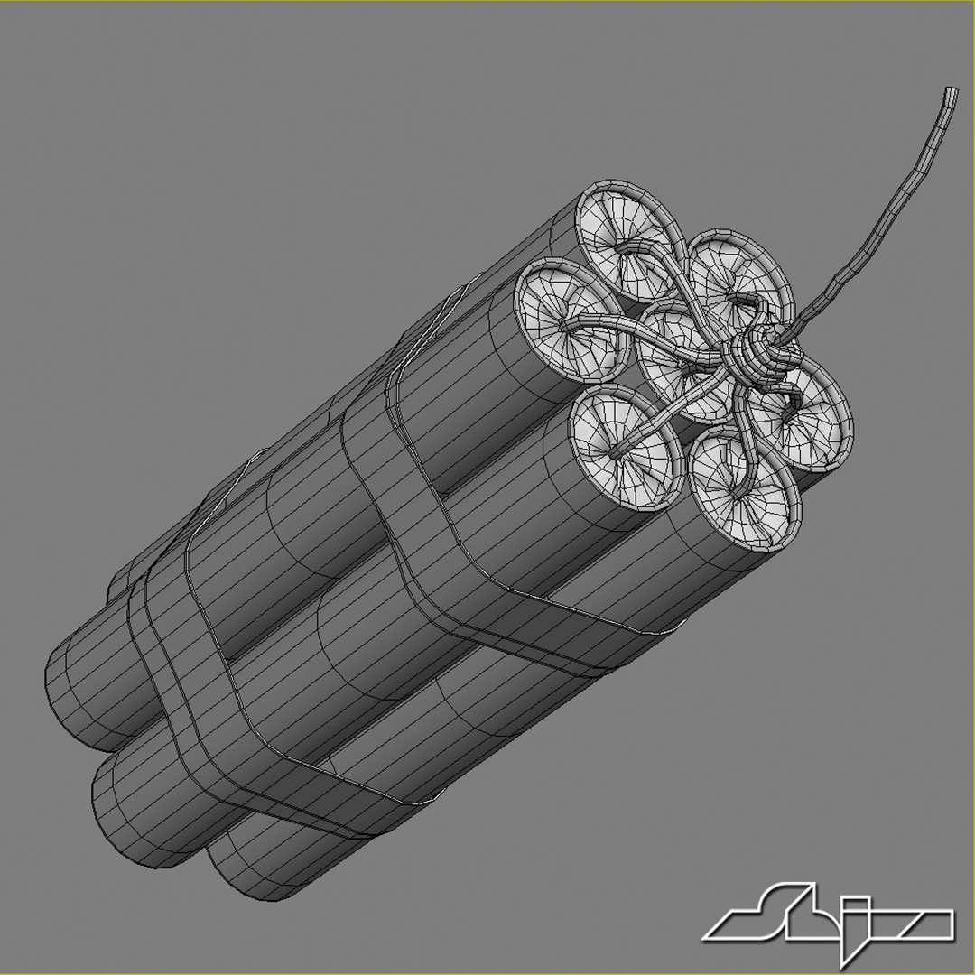 3d model dynamite big bunch 3