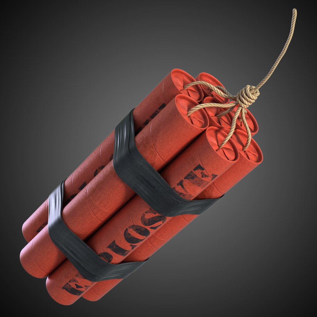 3d Model Dynamite Big Bunch 3