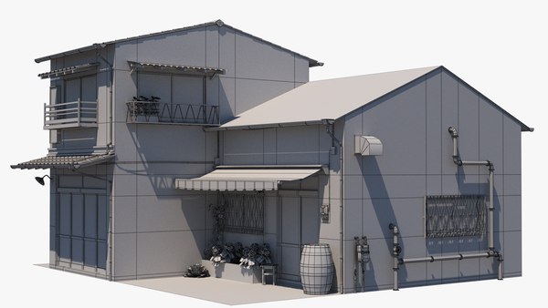 3D japanese store - TurboSquid 1663248