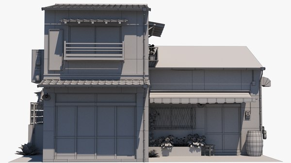 3D japanese store - TurboSquid 1663248