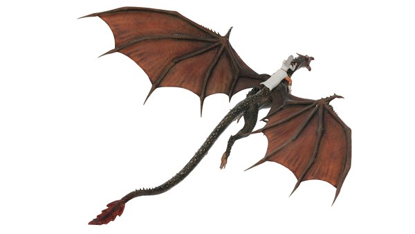 modelo 3d Princesa elfa de fantasía montando un dragón con piel ...