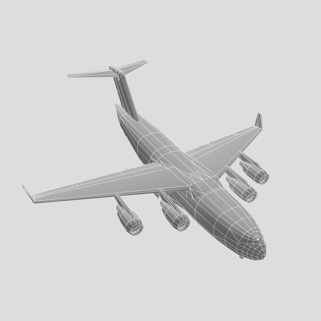3d Boeing Basic Military Transport Model