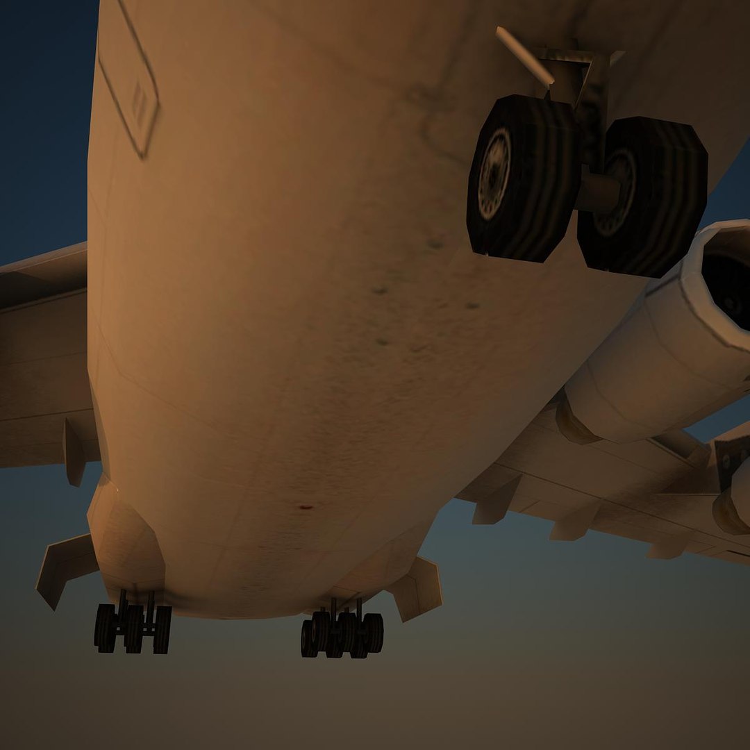 3d Boeing Basic Military Transport Model