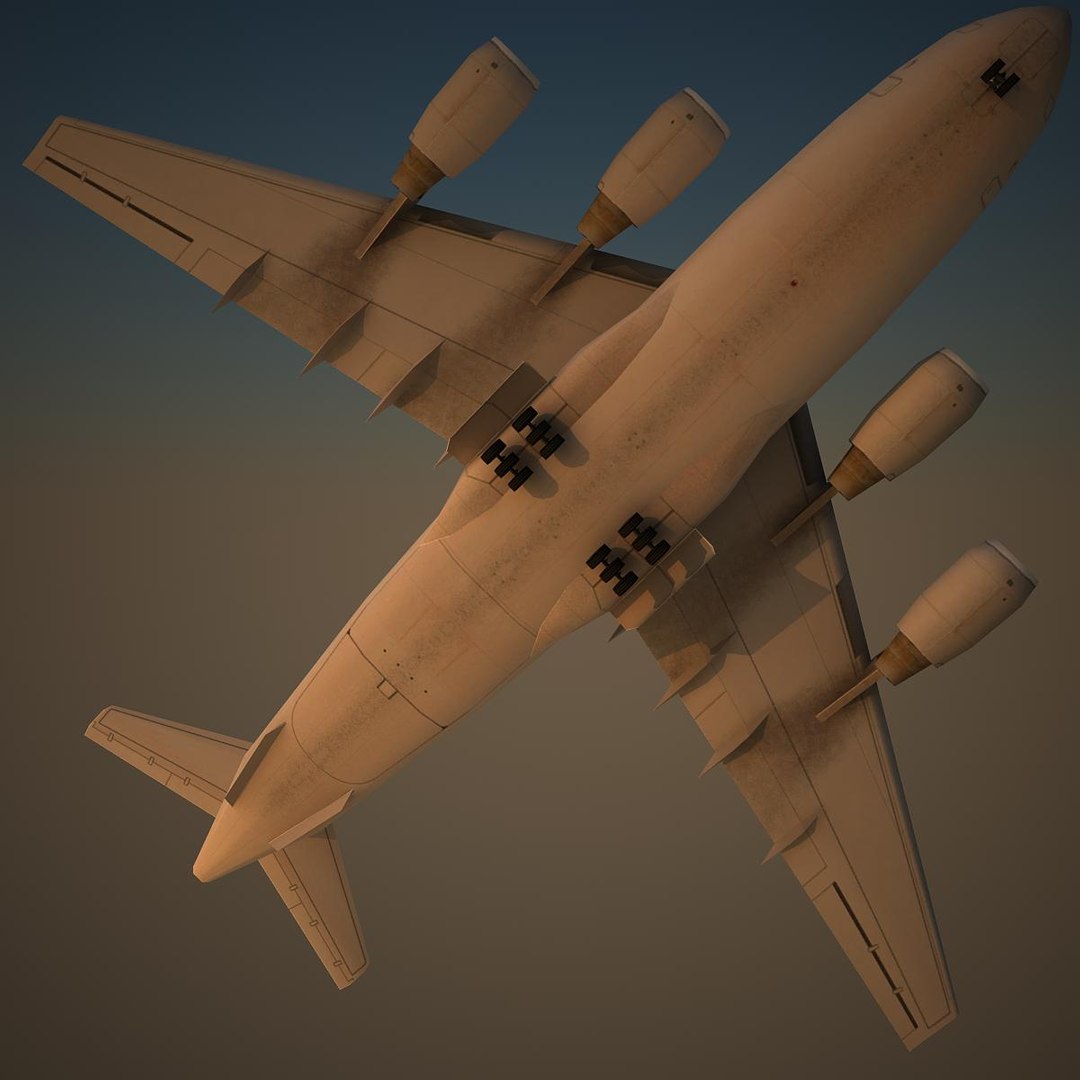 3d Boeing Basic Military Transport Model