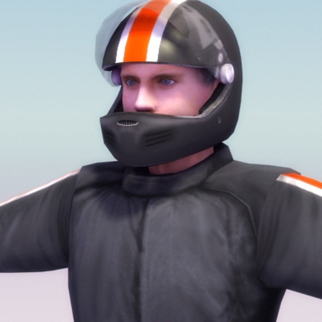 3d Motorcycle Rider Cycle Model