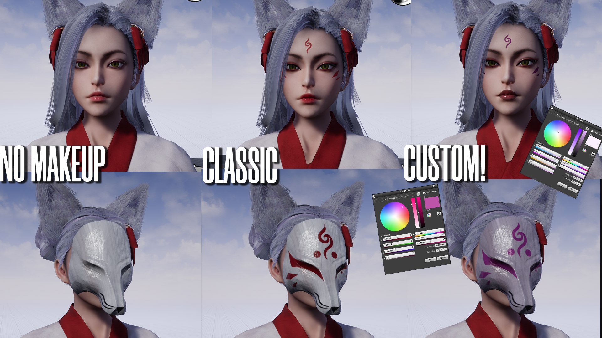 3D Kitsune - Game Ready Low-poly 3D model - TurboSquid 2118017