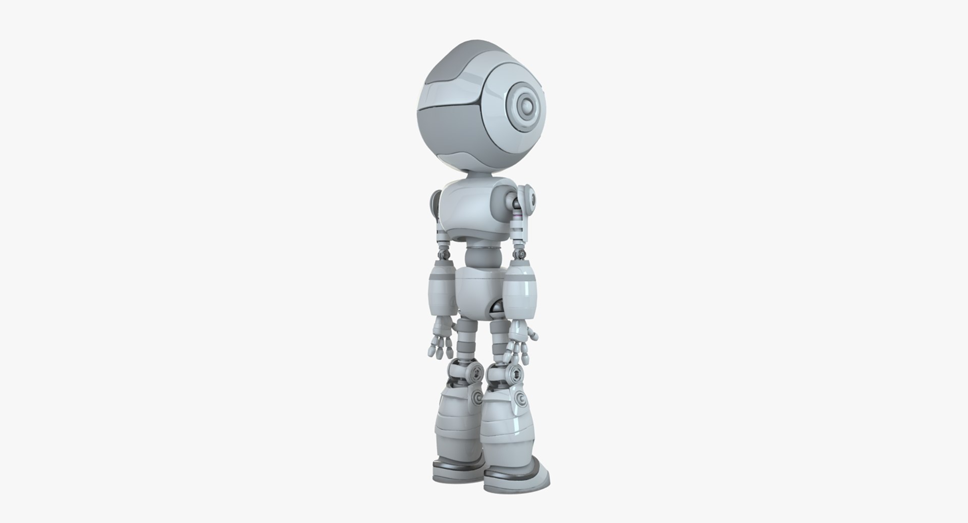 3d Model Robot Character Android