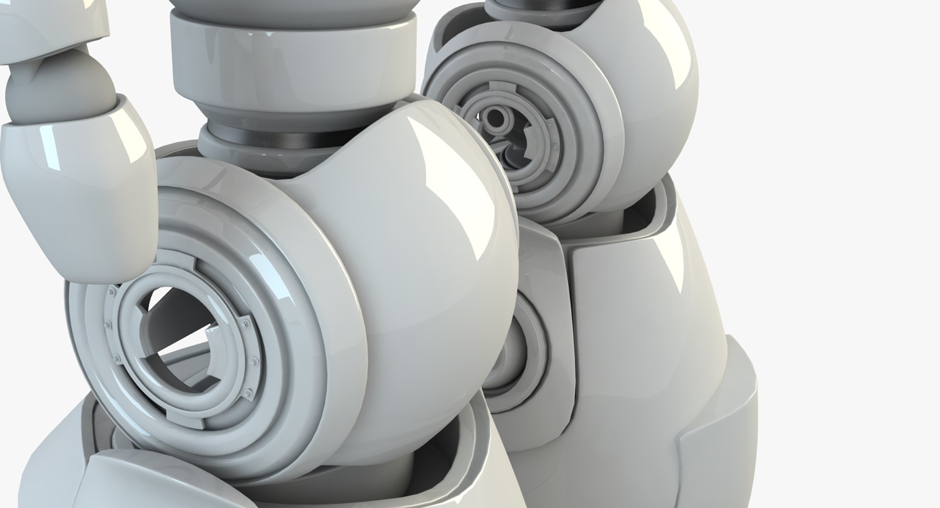 3d Model Robot Character Android