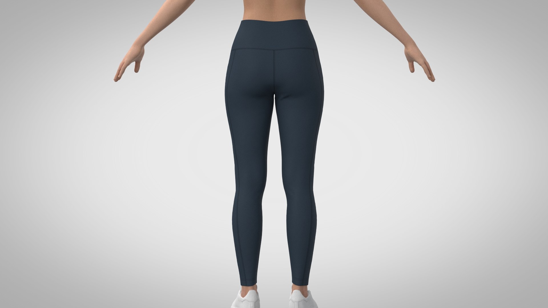 3D Women Leggings - TurboSquid 2021957