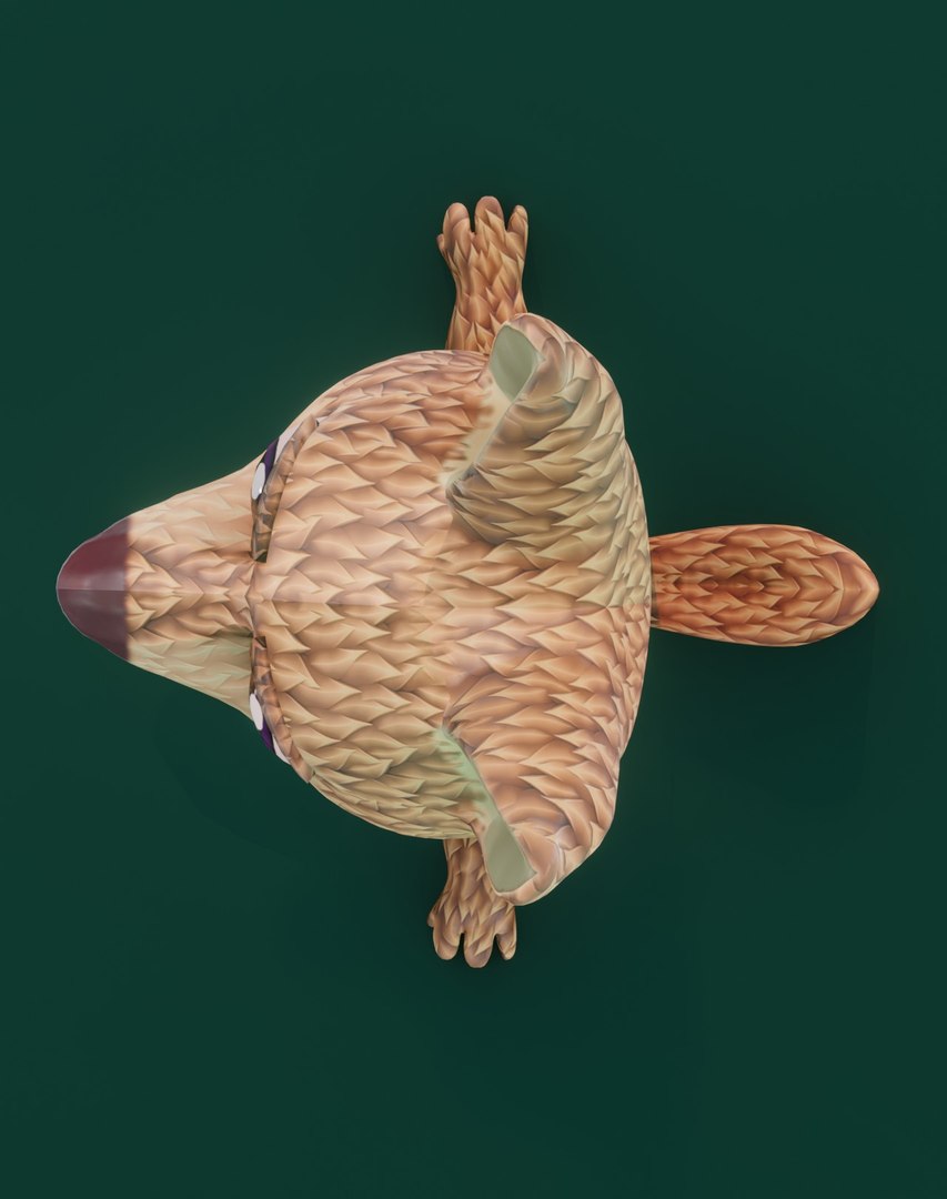 3D Cartoon Red Wolf Animated 3D Model - TurboSquid 1825151