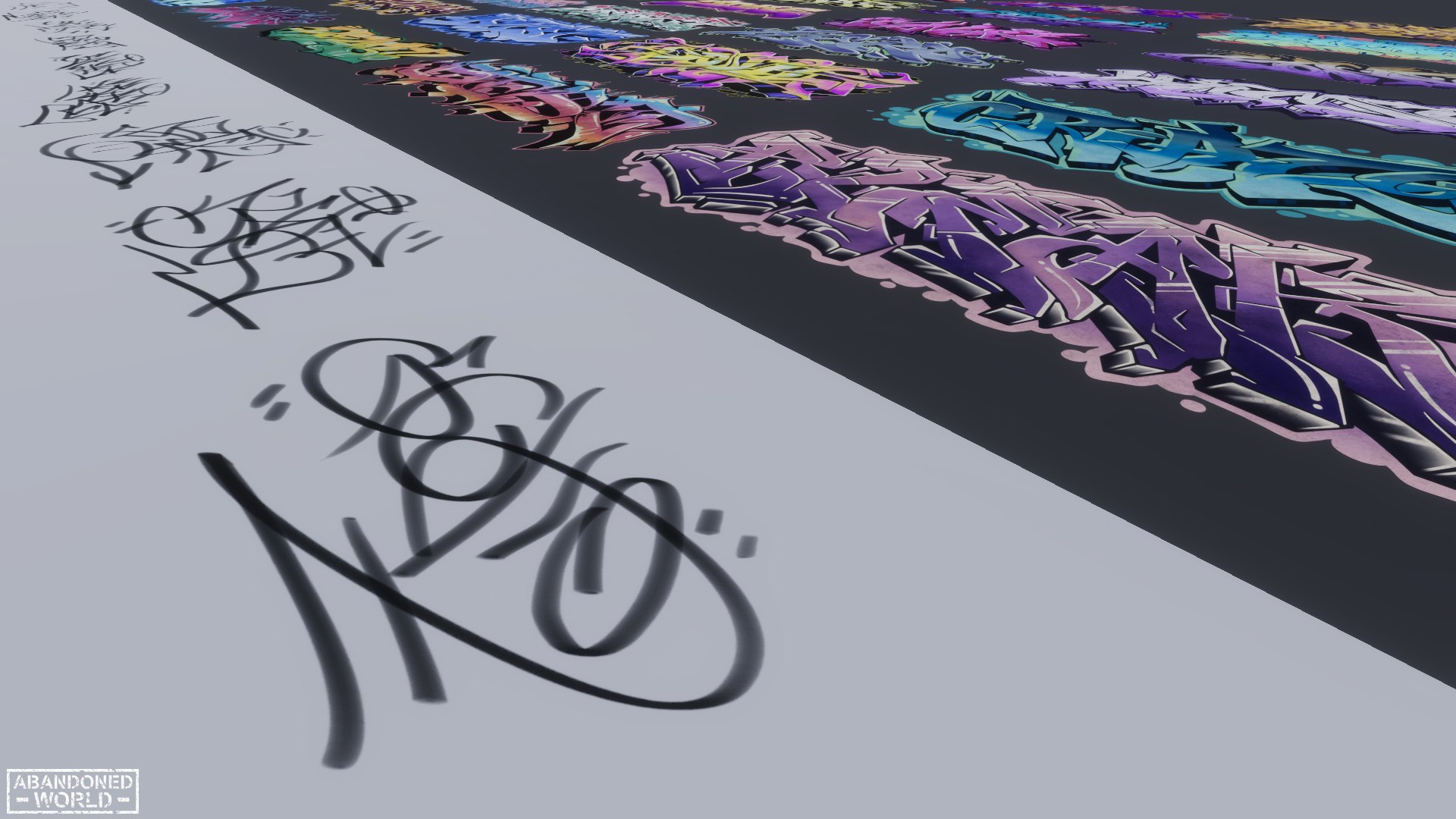 Graffiti Pack Decals VI for UE4 and Unity 3D - TurboSquid 2178138