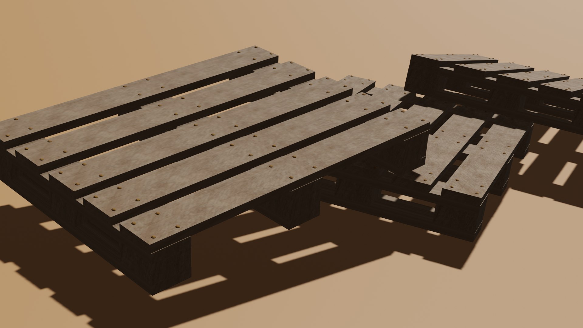 3D Pallet Model - TurboSquid 2195744