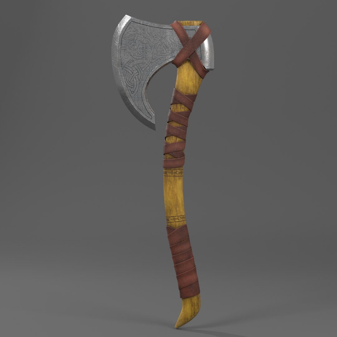 Vikings Axe Model - TurboSquid 2301578