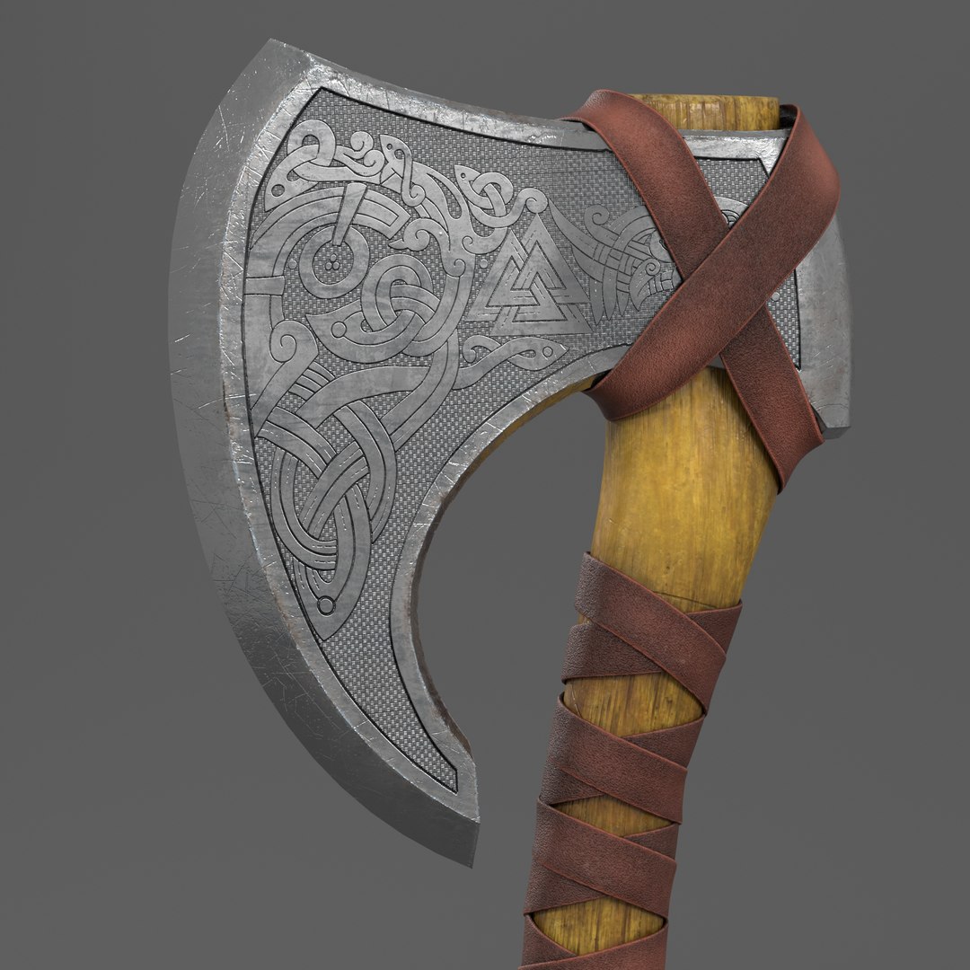 Vikings Axe Model - TurboSquid 2301578